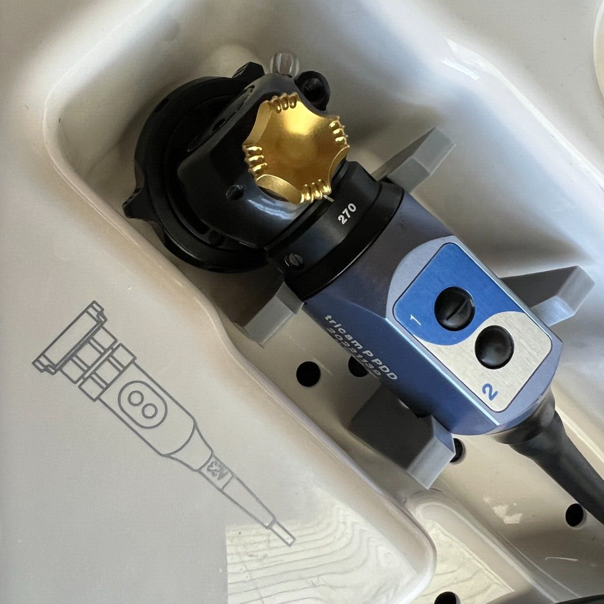 Karl Storz 20221139 NTSC Tricam PDD pendulum camera head with Coupler ...