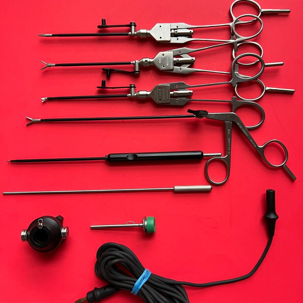 MICRO FRANCE Parathyroid Instrument 9-pieces Set Monopolar – E-Endoscopy
