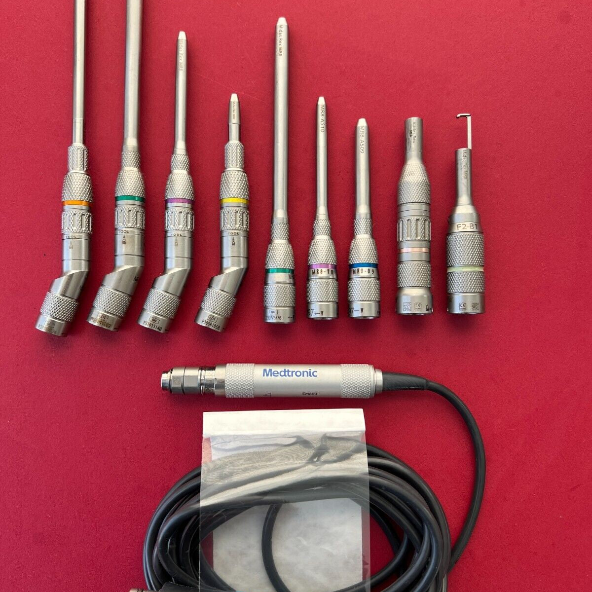 Medtronic MR8 EM800 Electric Spine Drill Set with Attachments very Cle ...
