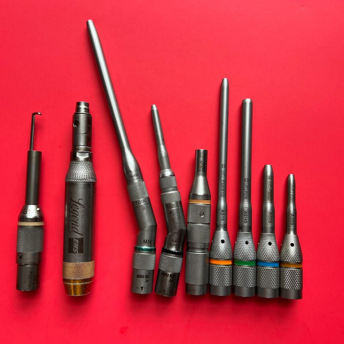 Medtronic Midas Rex EM100-A Legend EHS Drill with 8 Attachments Neuro ...